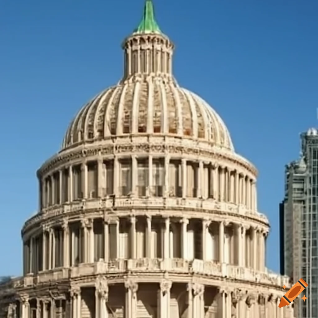 Building grand structures on Craiyon