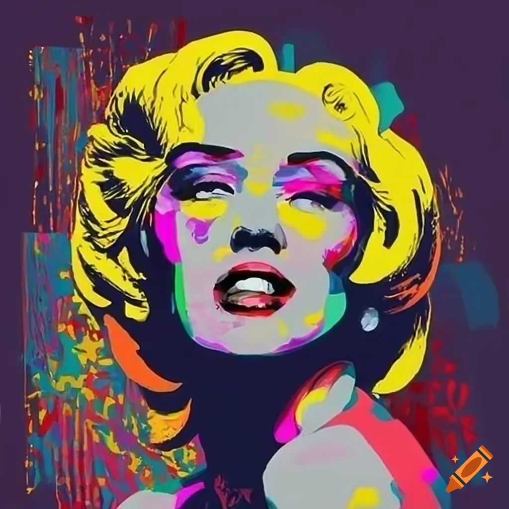 Combine masterpieces pop art on Craiyon