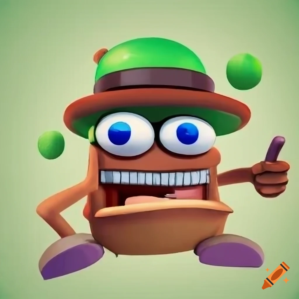 Two original characters, dave and bambi, enjoying a sunny day