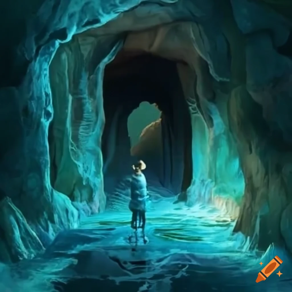 Immersive adventure maps on Craiyon