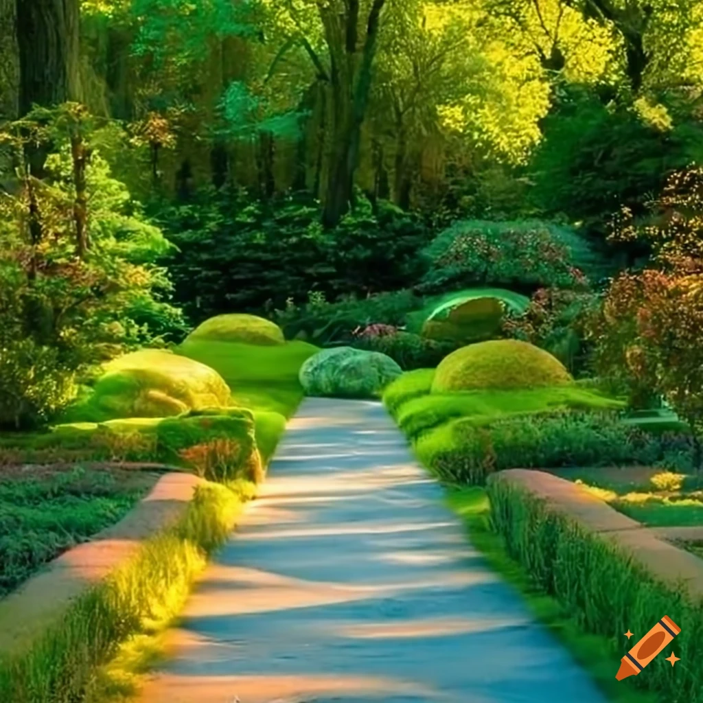 A lush, verdant landscape