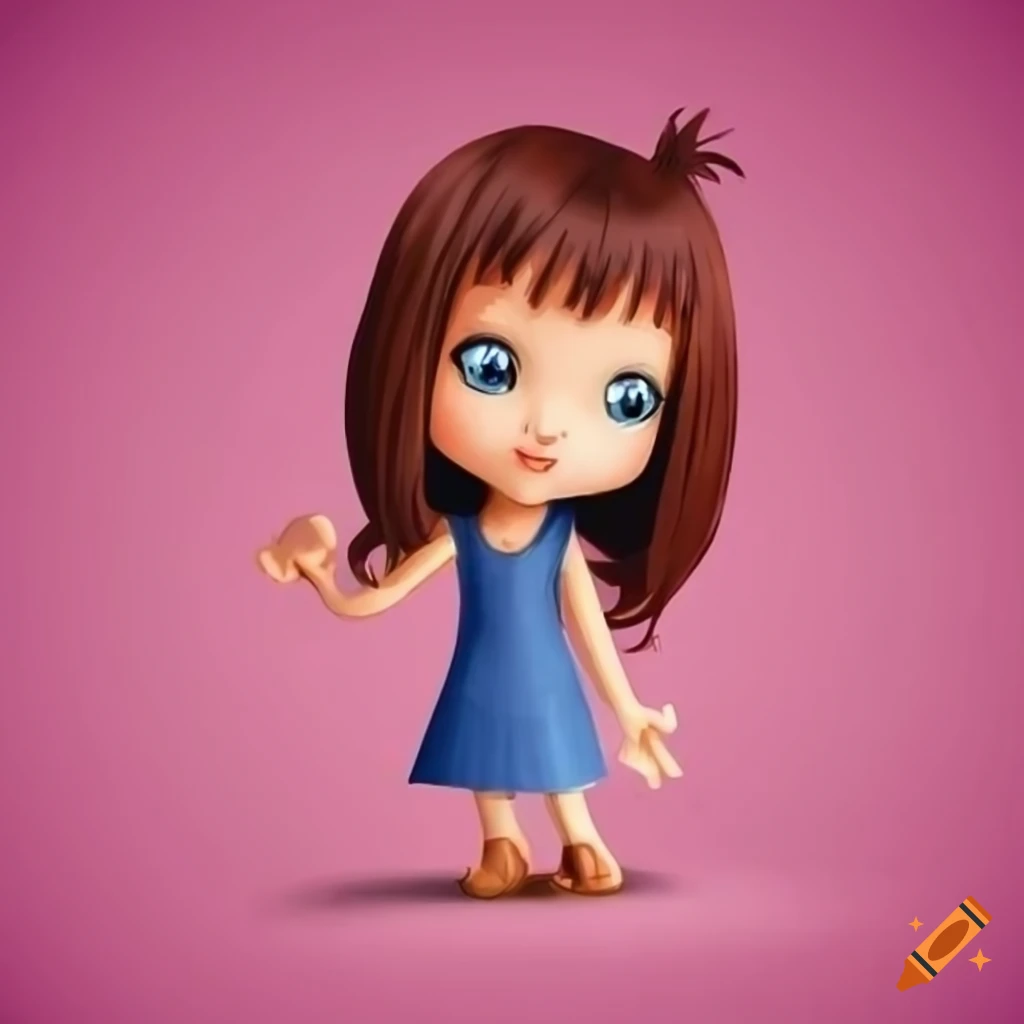 Cute Girl Cartoon Characters