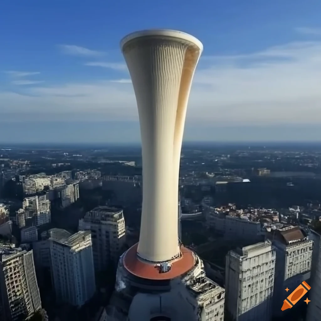 Huge funnel embudo monumental tower balconny entonnoir funnel ...