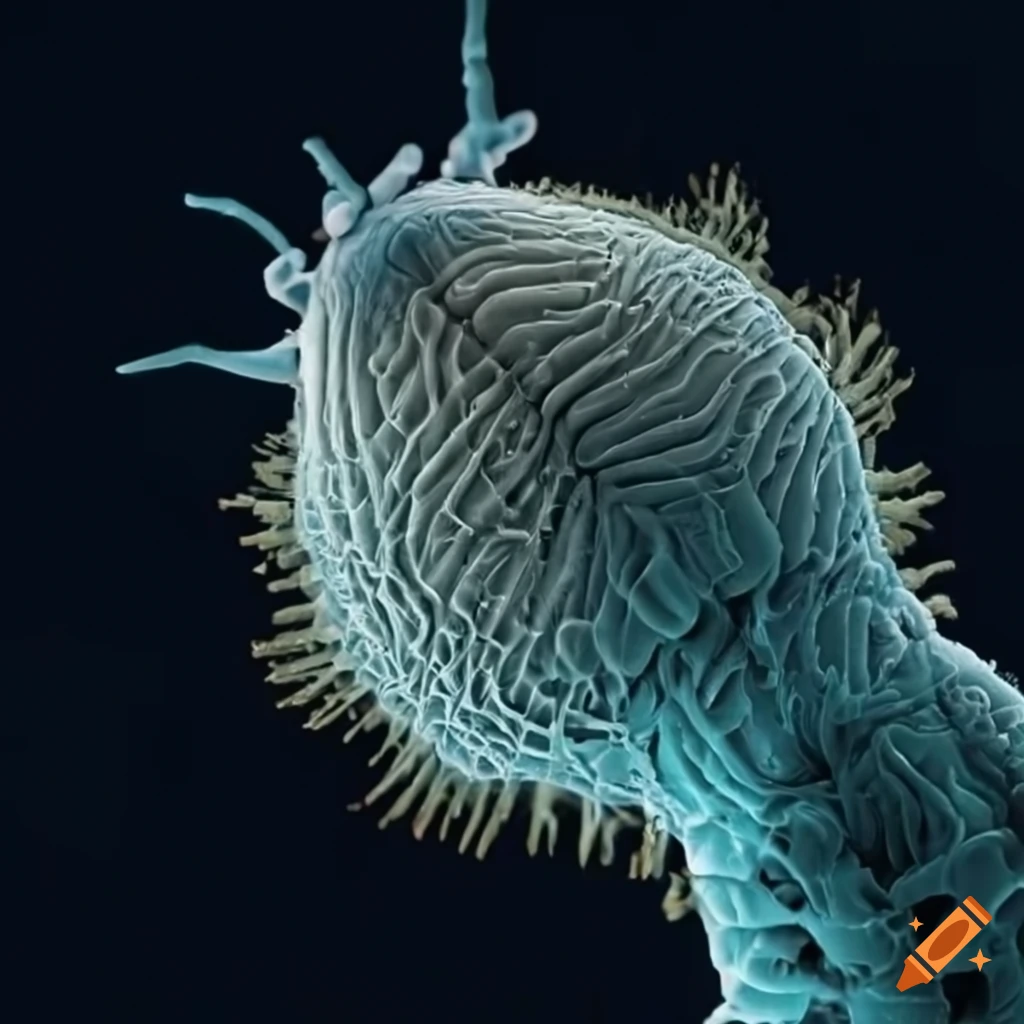Many insect hairy many legs raster electron microscope photo hires ...