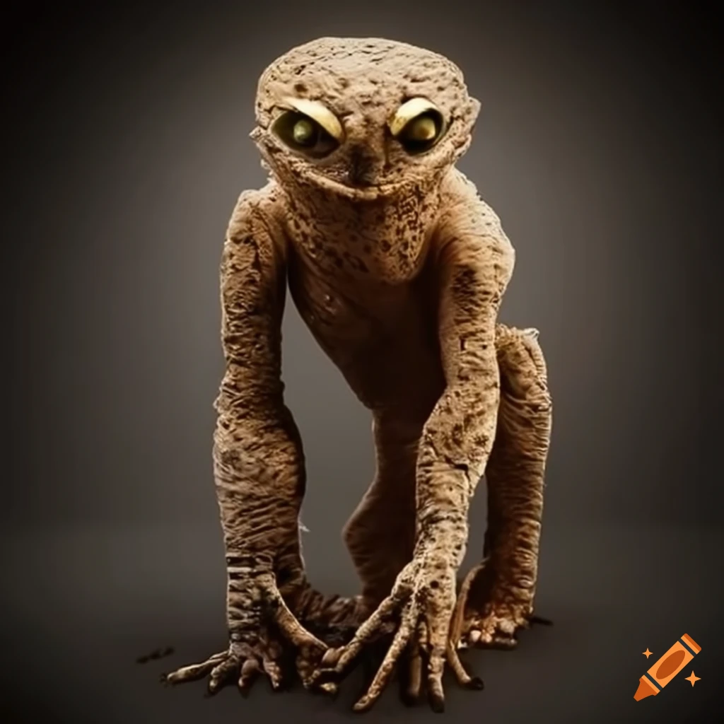 Dangerous looking creatures made of dirt, standing on two feet