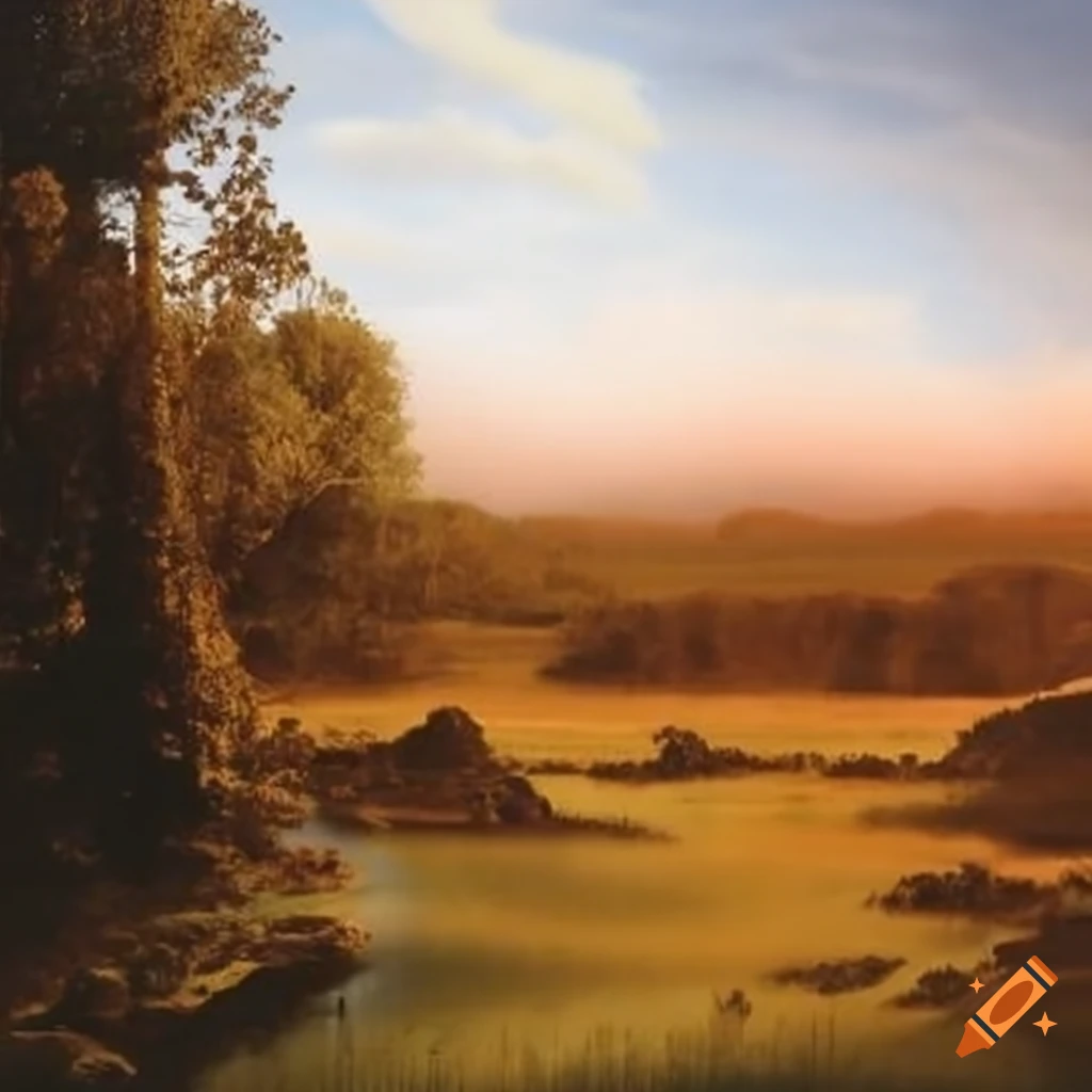 Ever-changing landscape on Craiyon