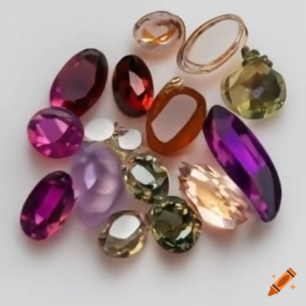 Precious gemstones serve on Craiyon