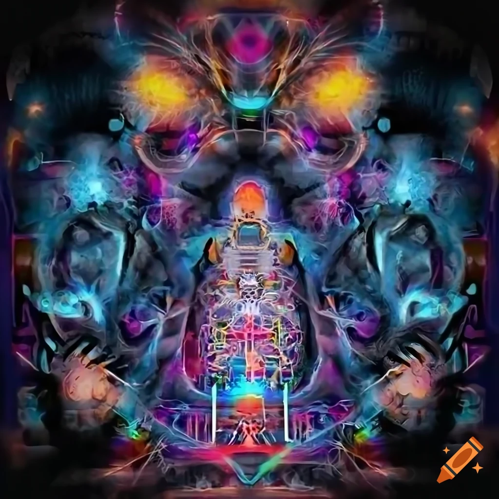 An abstract digital artwork representing the vibrancy and journey of ...
