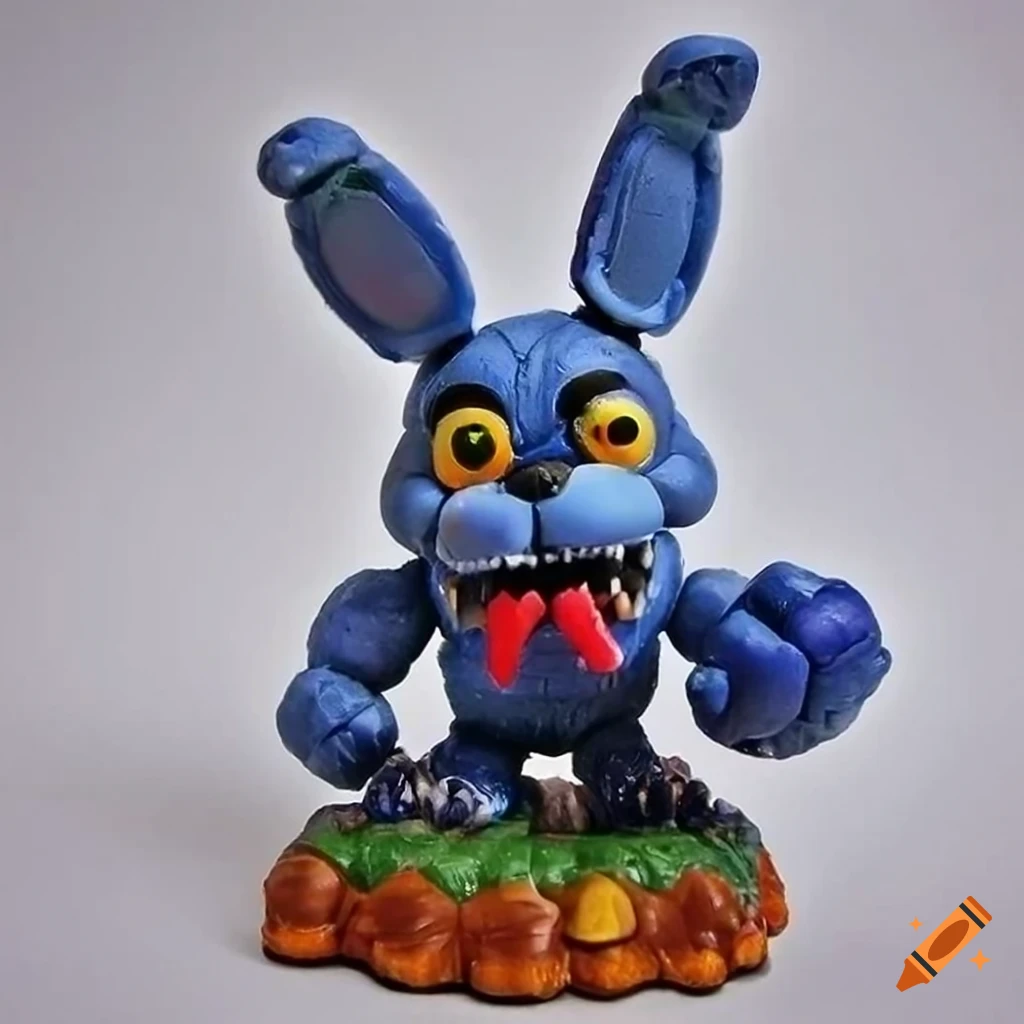 Real life, very vibrant, a shot of, a Bonnie the Bunny Skylanders ...