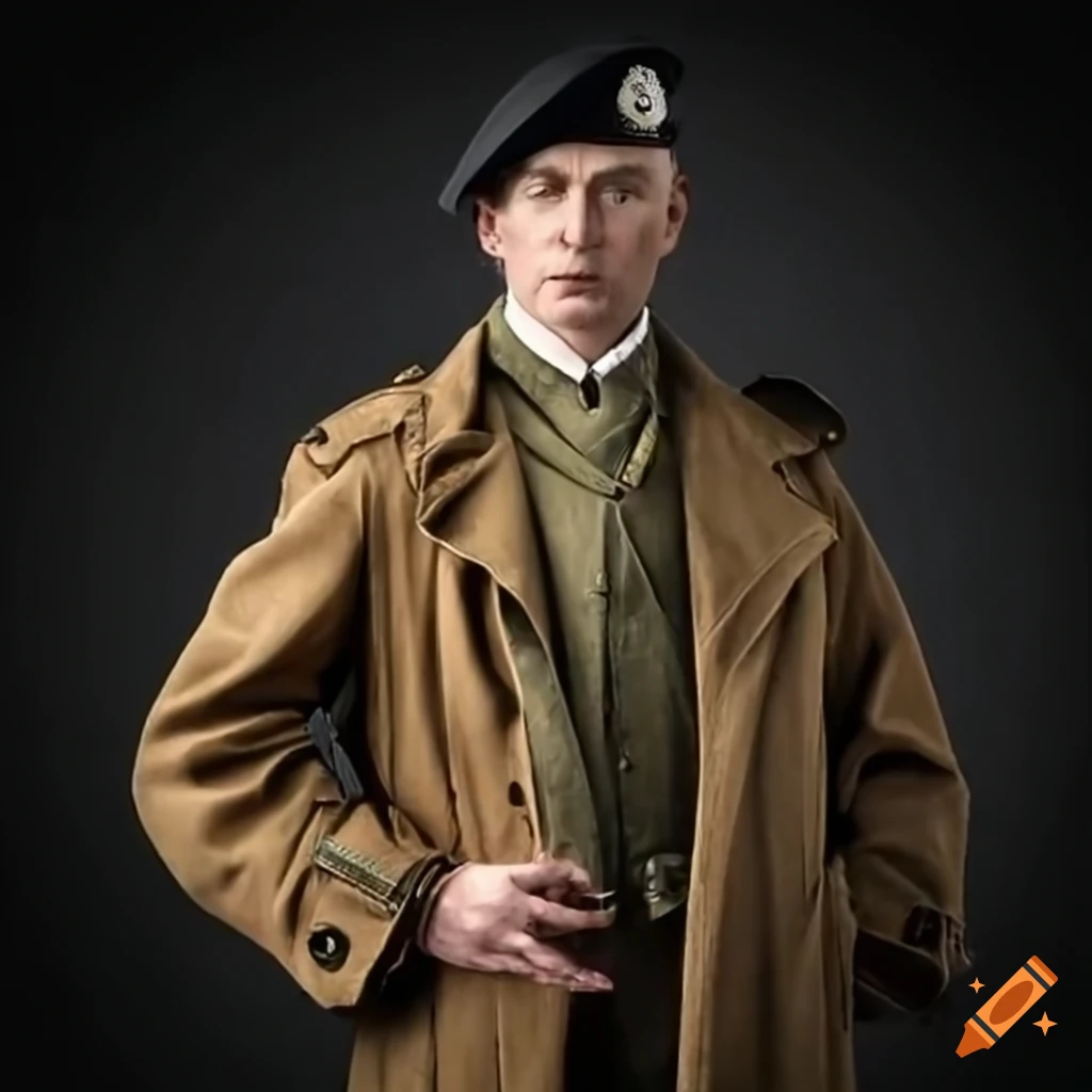 Army Officer Trench Coat