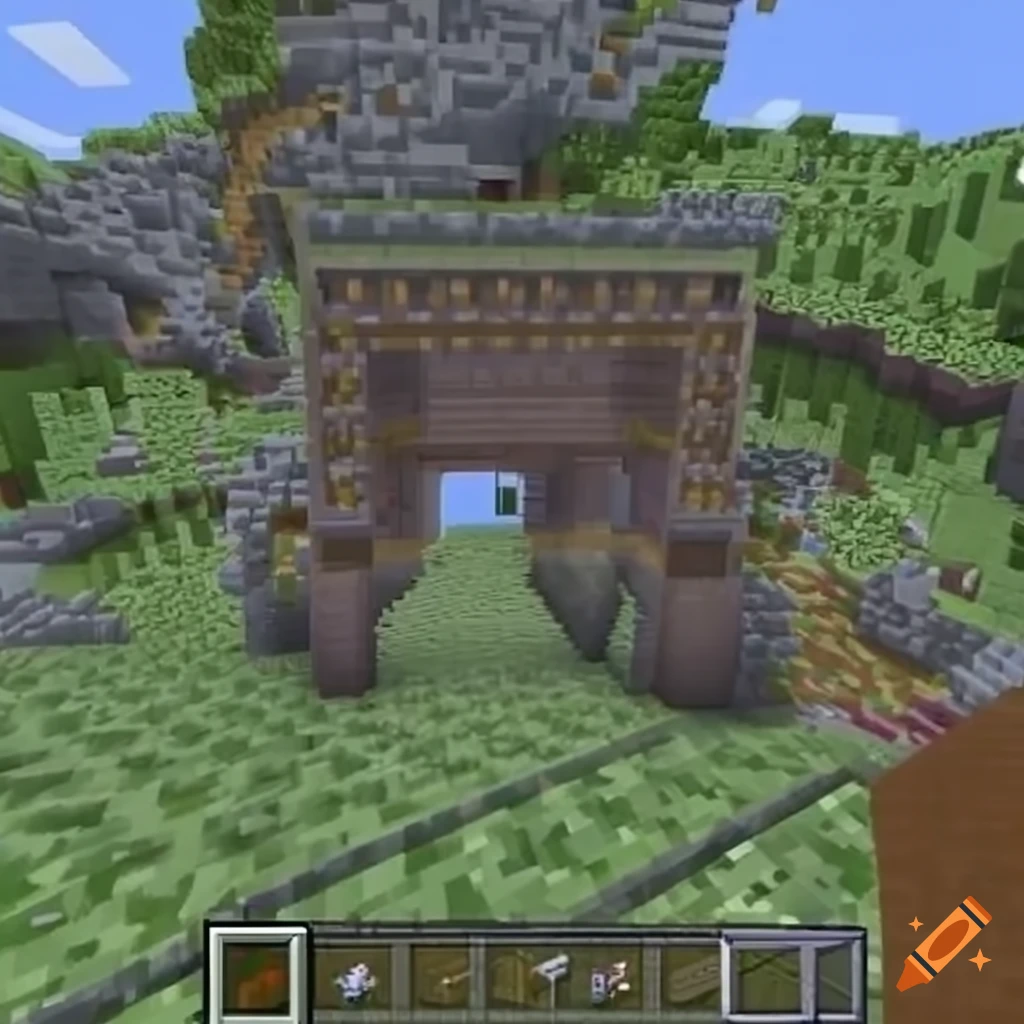 Minecraft real-time strategy on Craiyon