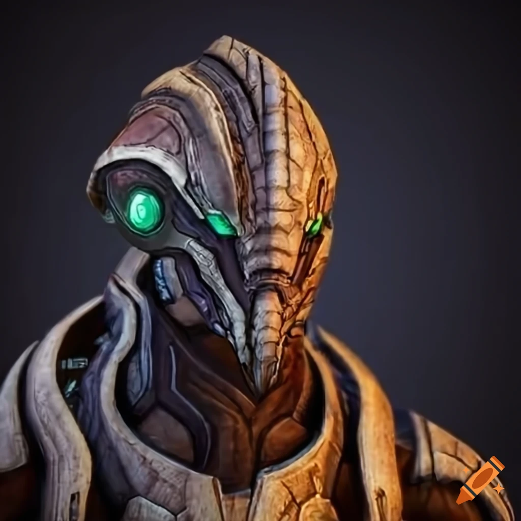 Mass effect Turian sangheili protoss profile picture on Craiyon