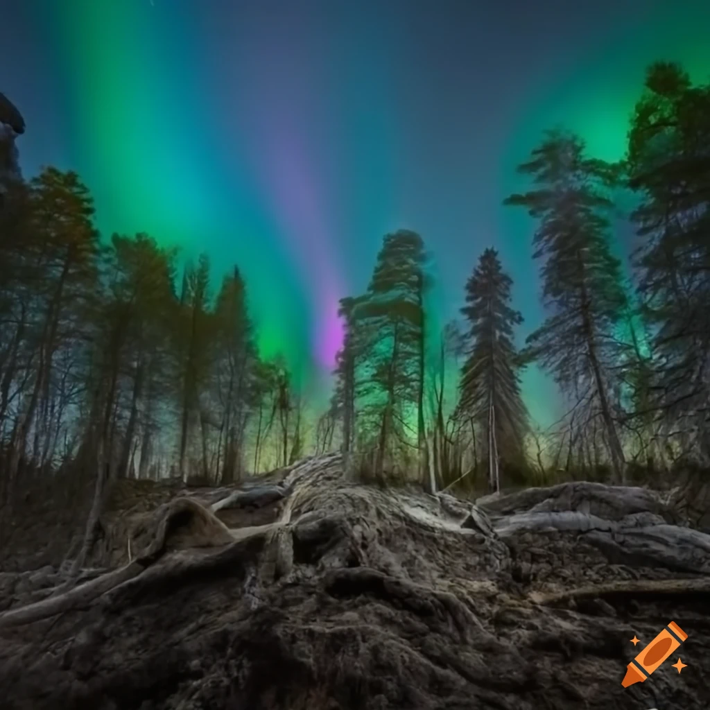 Finnish nature on Craiyon