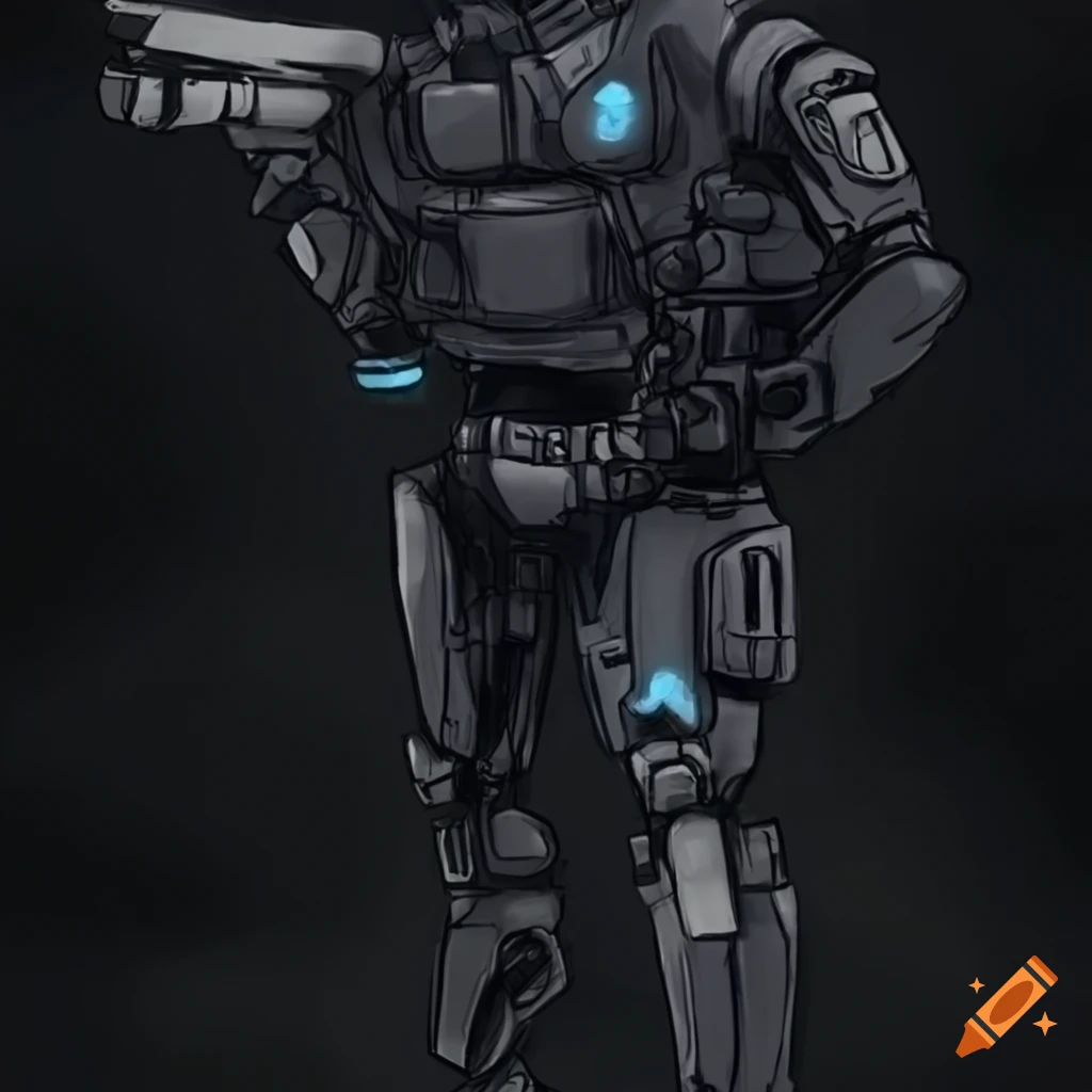 Police robot swat on Craiyon