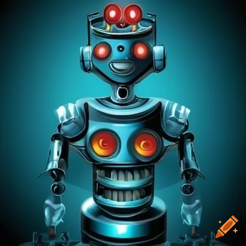 Robot. vector art on Craiyon