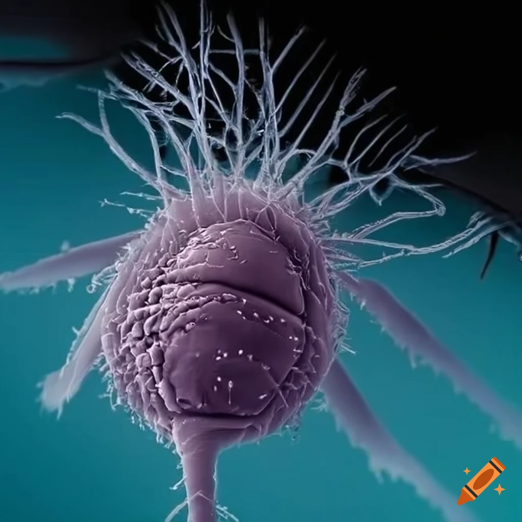 Many insect hairy many legs raster electron microscope photo hires ...