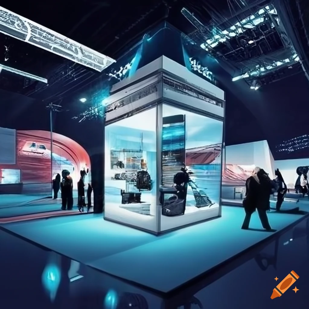 Exhibition stand, adaptation to industry specifics of business, it on ...