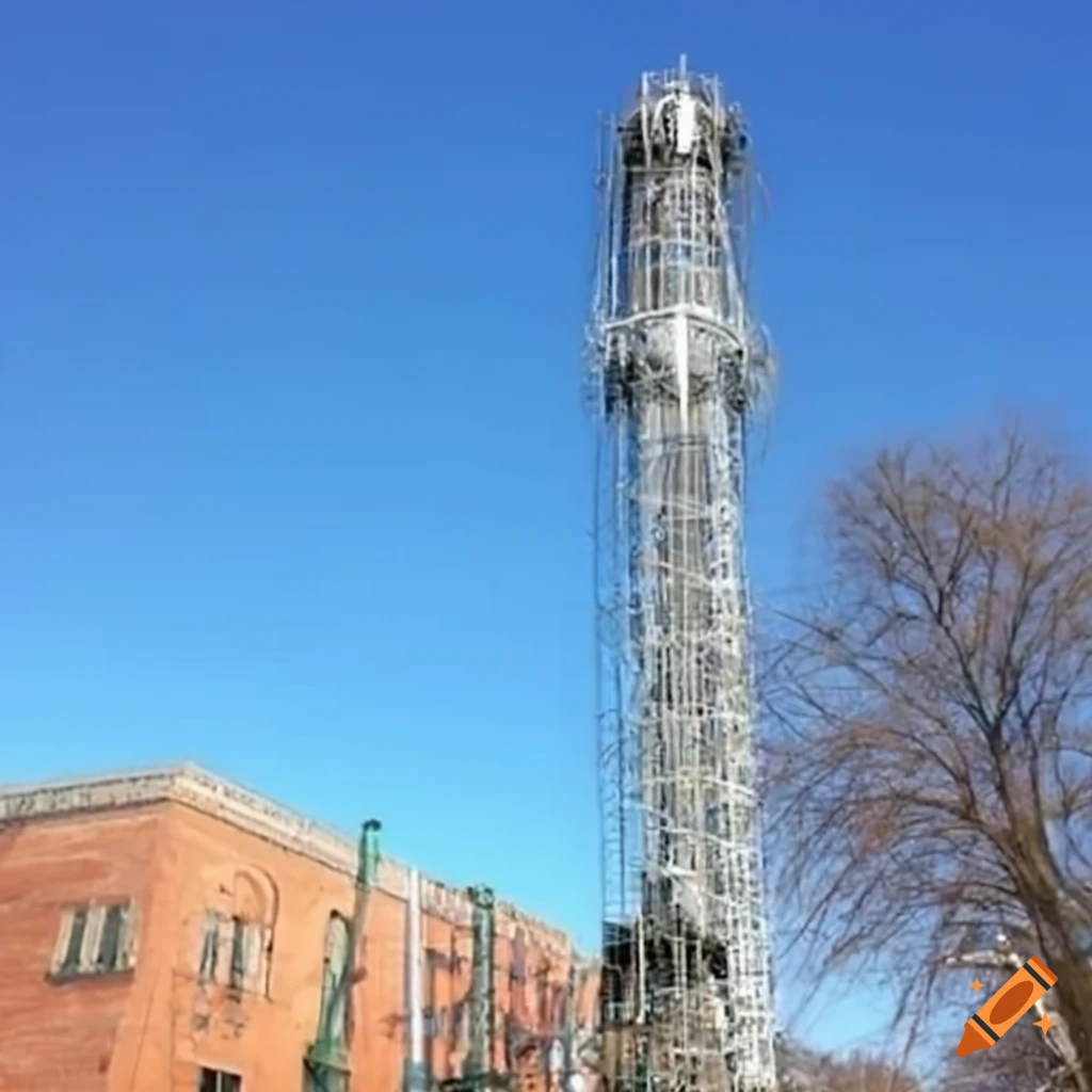 Scaling towering structures on Craiyon
