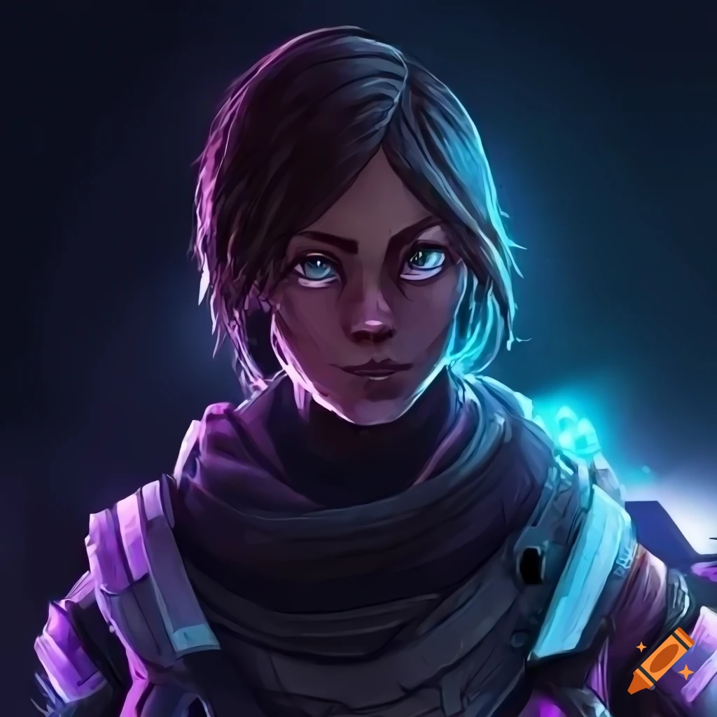 A wraith from apex legends profile picture with the word Quantum in it ...