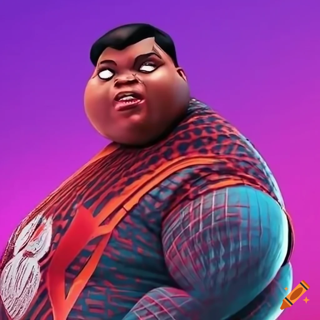 Fat miles morales on Craiyon