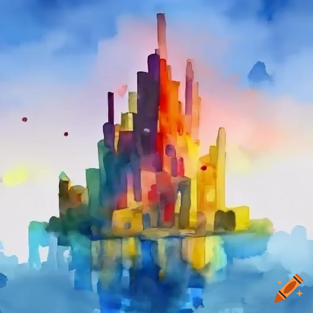 Minecraft's building experience on Craiyon