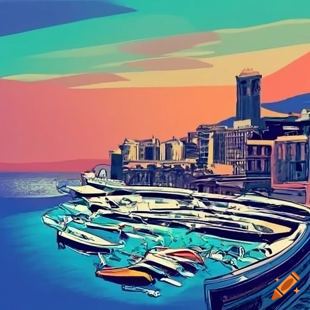 Vintage monaco in 70’s style