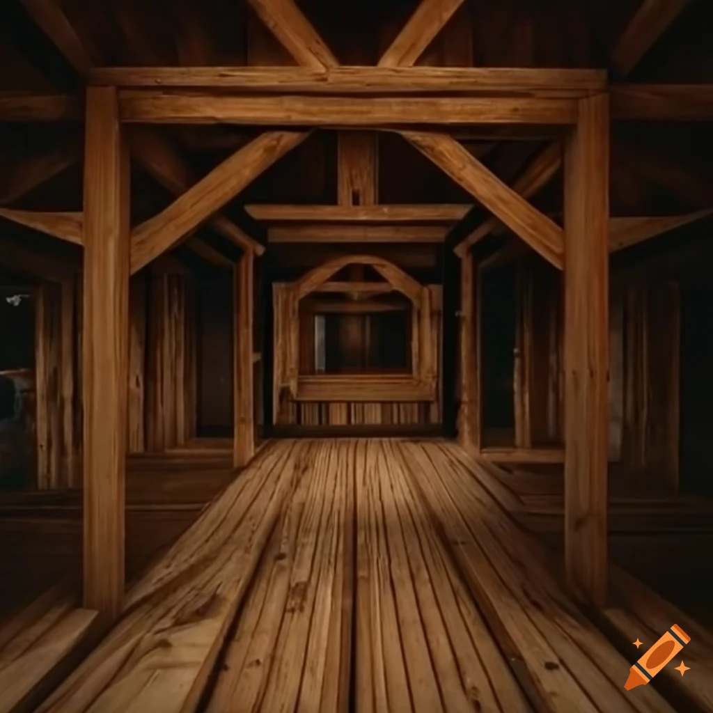 Simple wooden structures