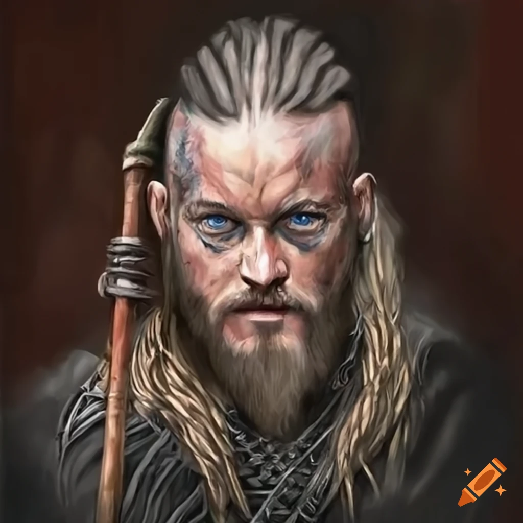 Regnar lodbrog vikings on Craiyon