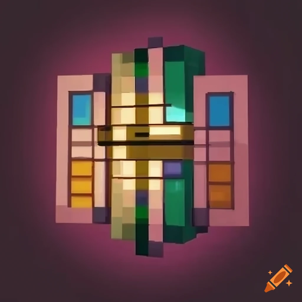 Minecraft windows on Craiyon