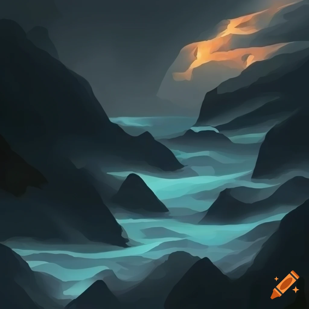 Isometric sandstone world map down birdseye view A Masterful Oil ...