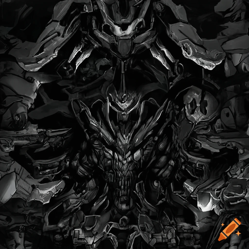 Mecha, texture, seamless on Craiyon