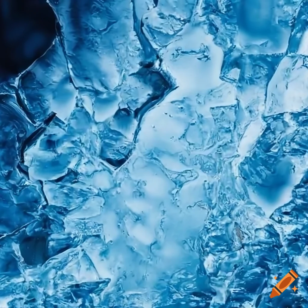 Bright ice texture