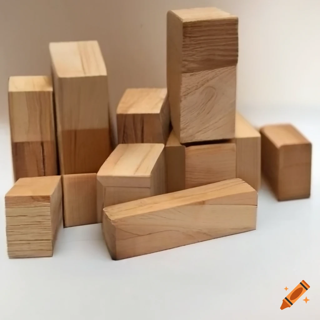 Collect wood blocks on Craiyon