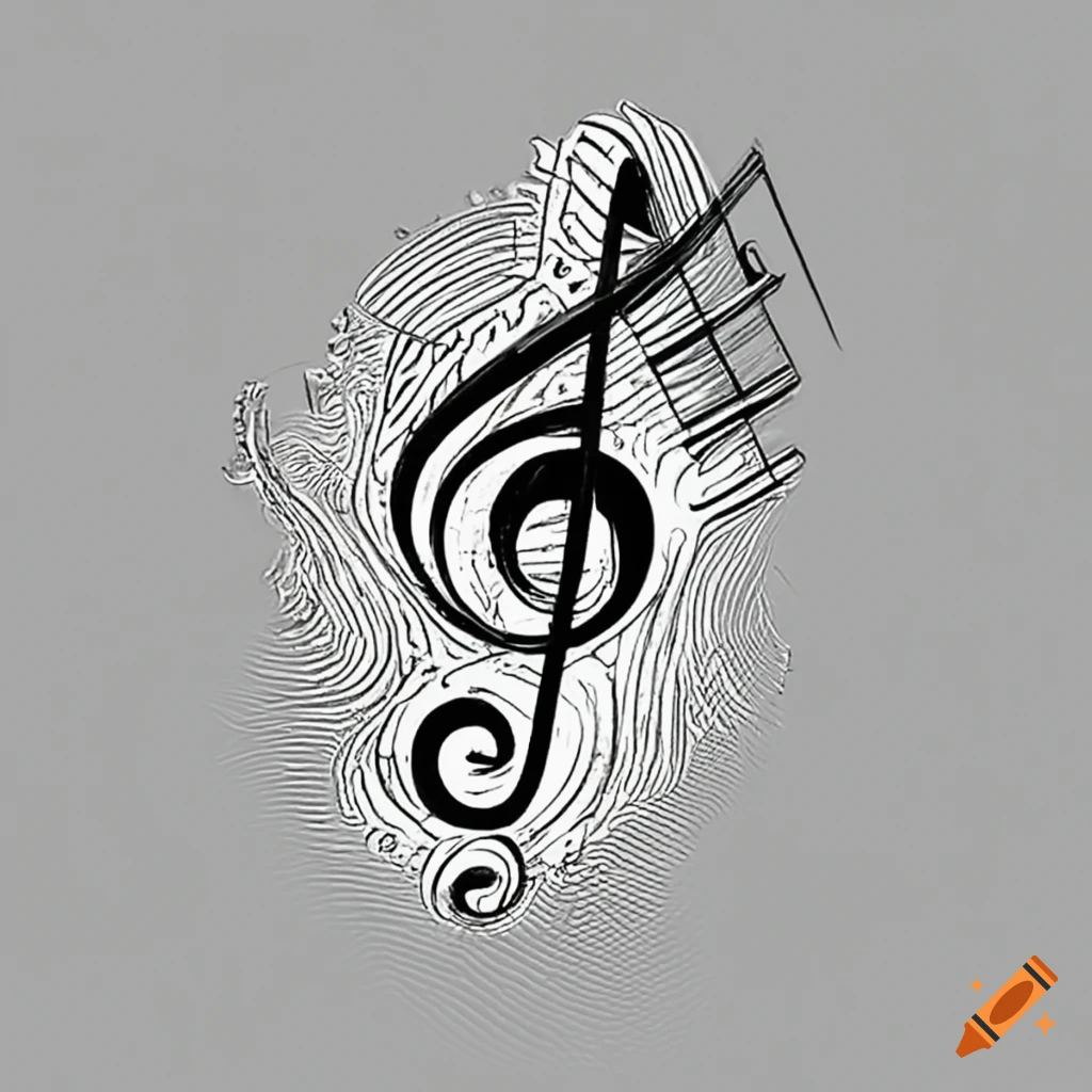 Cool Music Notes Designs To Draw