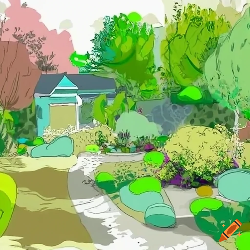 Landscape design front yard