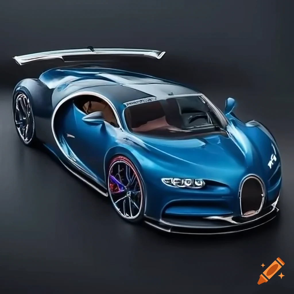 Buggati chiron sports on Craiyon