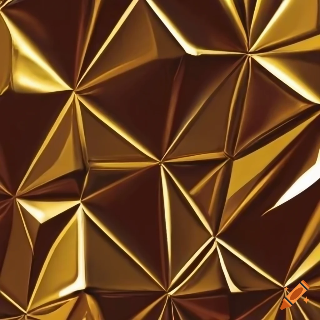 Foil texture with geometric figures on Craiyon
