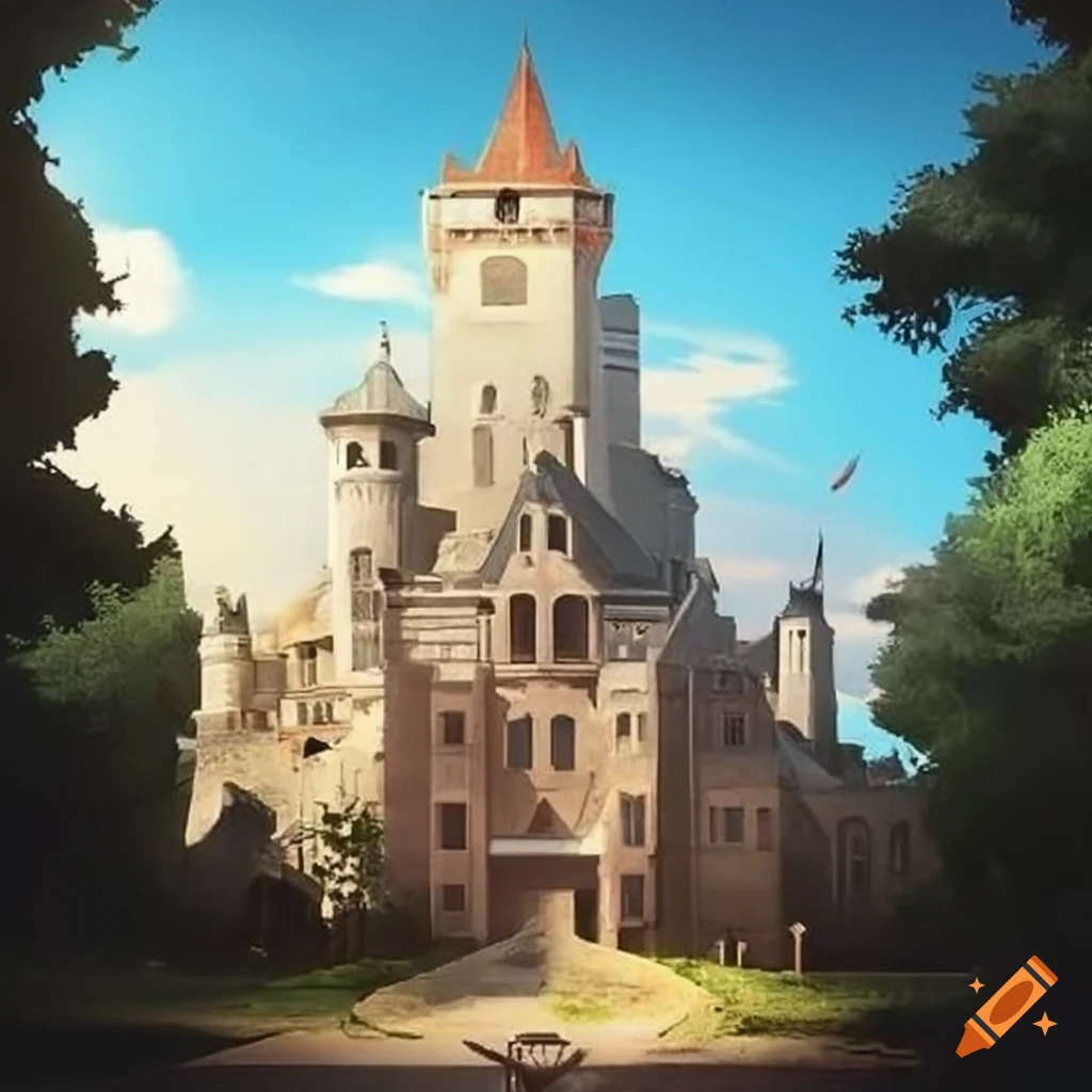 Land, palace, tower, town