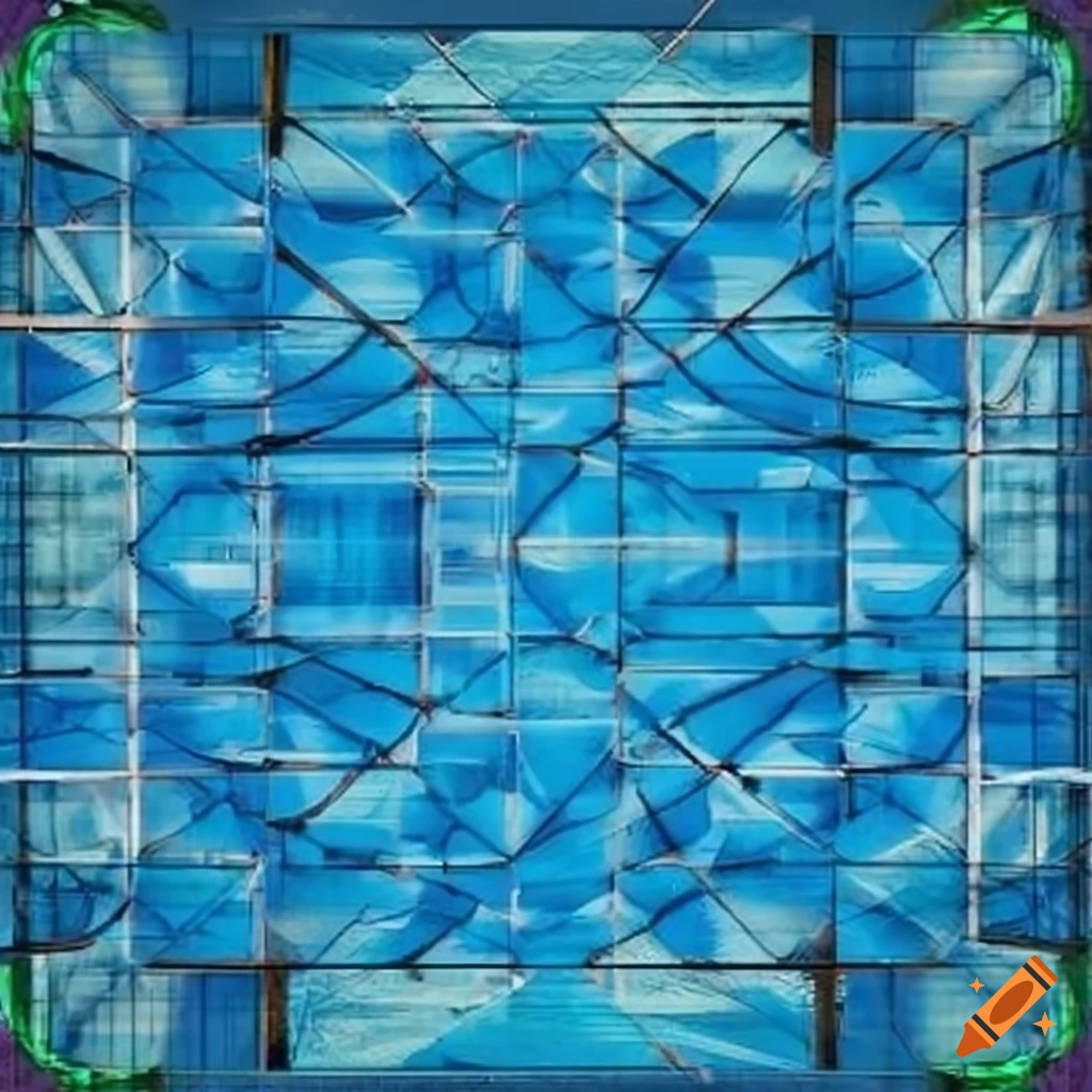 Floating grid-like world