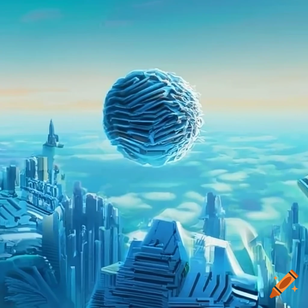 Skygrid maze on Craiyon