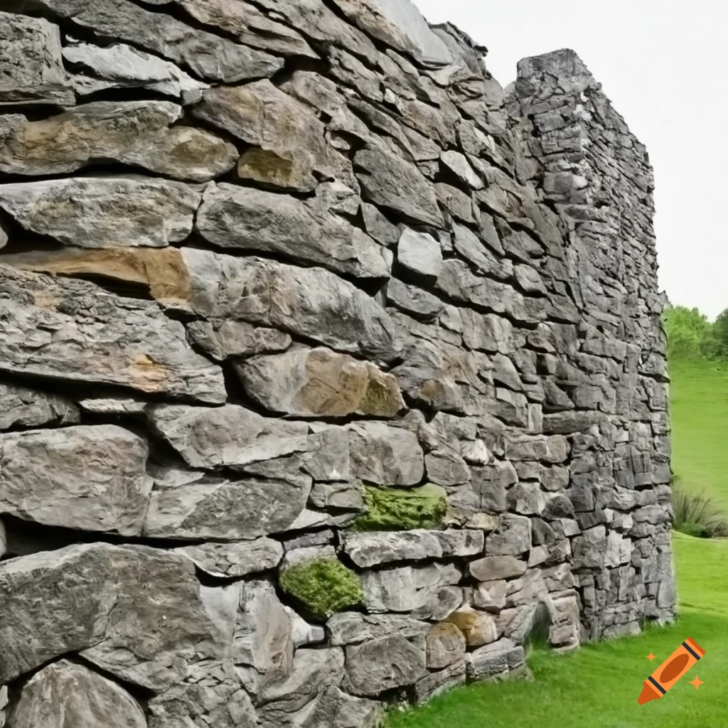 High stone walls