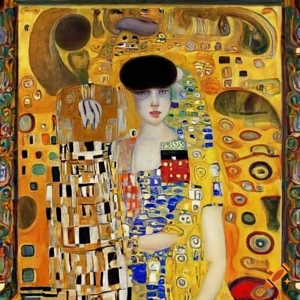 Gustav Klimt extremely high definition painting of the Apocalypse on ...