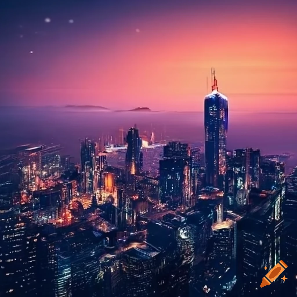 Perfect city on Craiyon