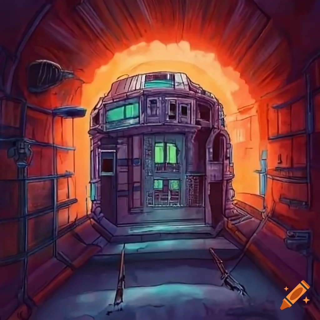 Intergalactic prison in space