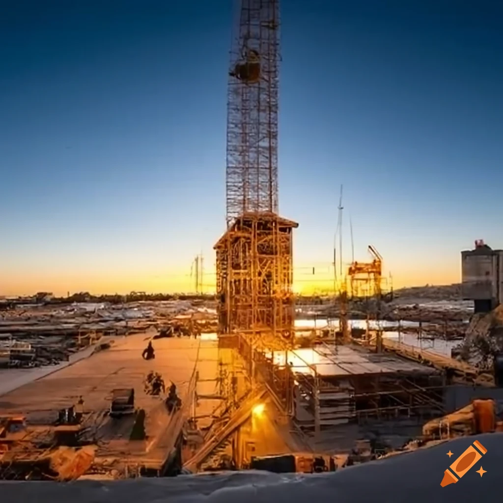 Safety construction site big resolutin on Craiyon