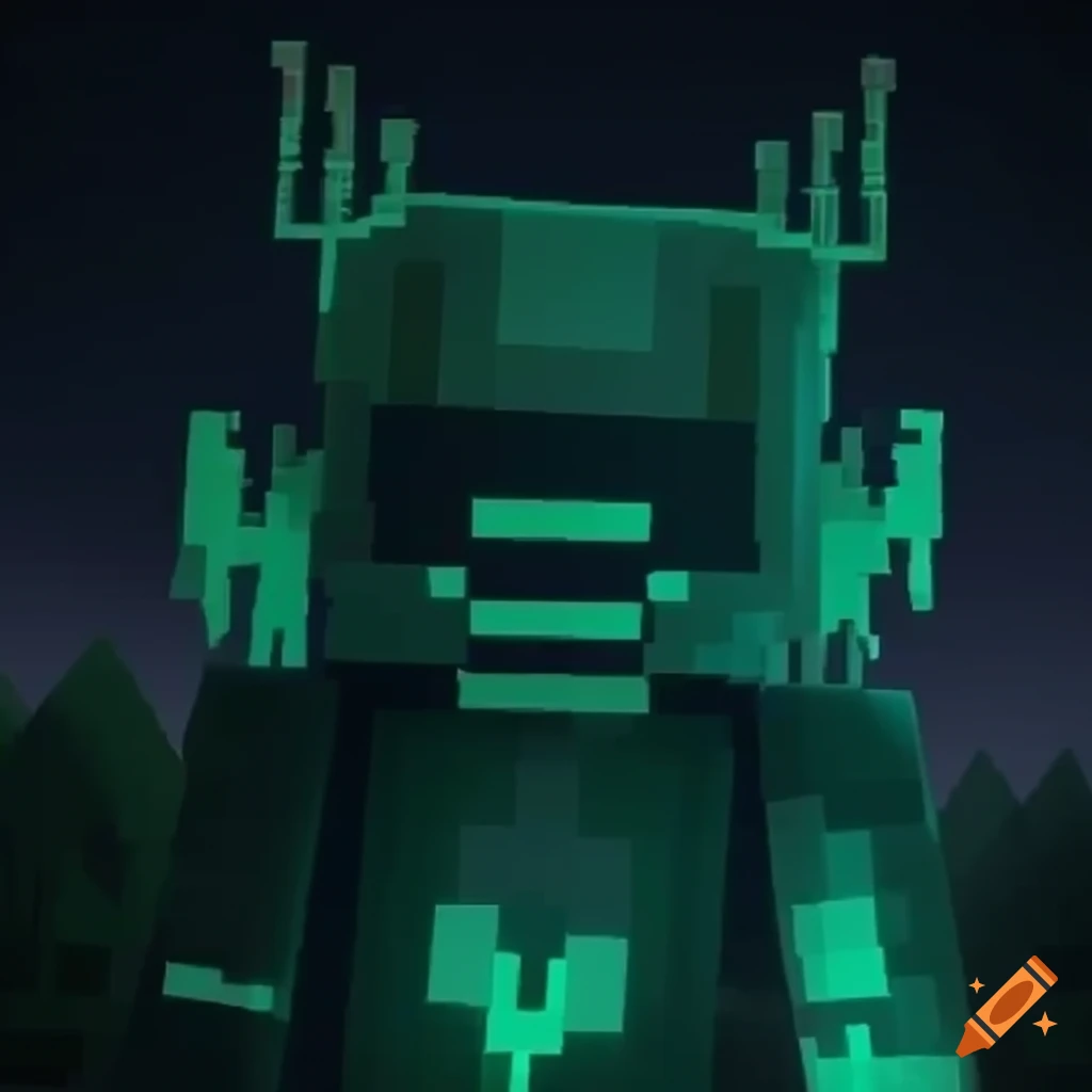 Minecraft warden animation