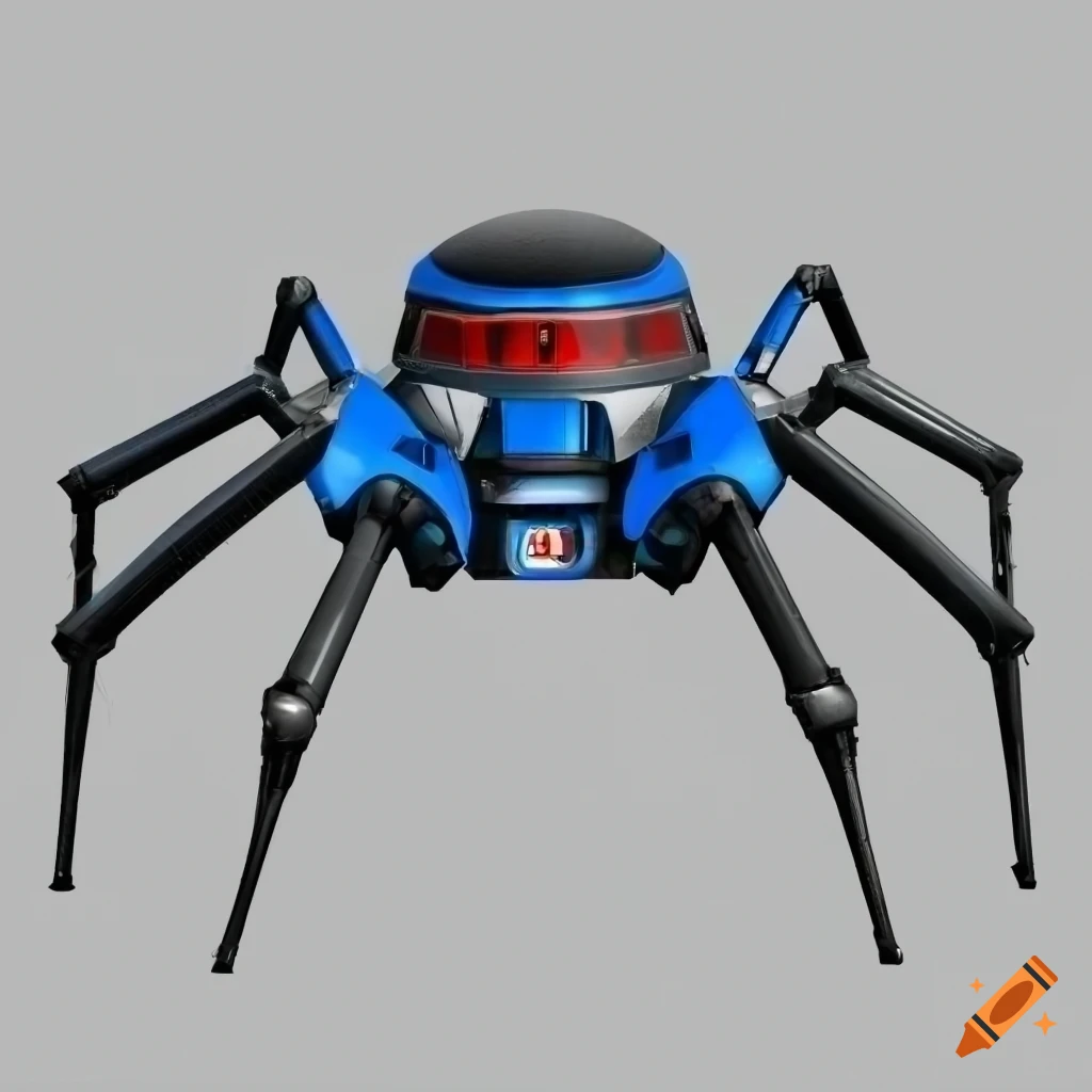 Robot spider,symmetrical design, _photo_real_subject_in_front_full_body ...