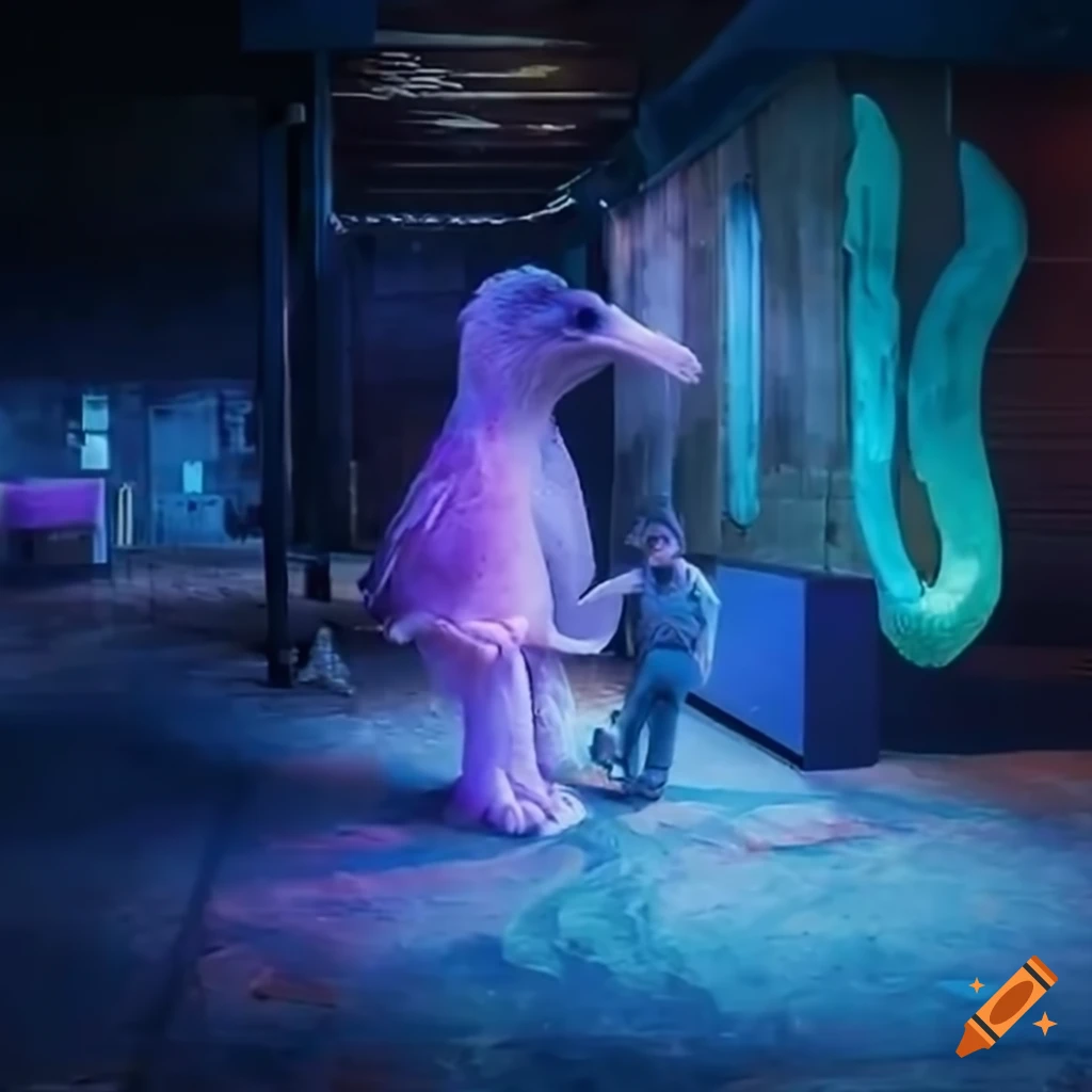 Modern zoo embracing cutting-edge technology for an immersive ...