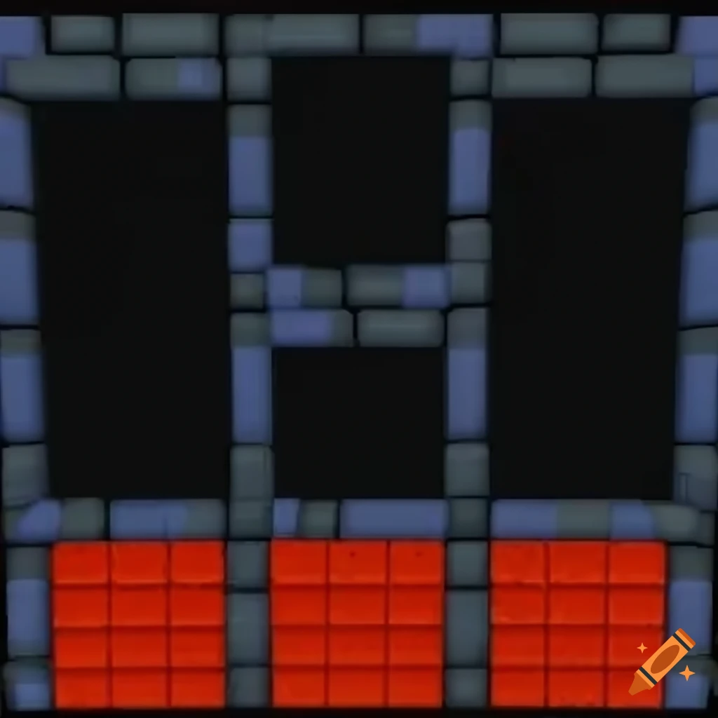 Game's blocky graphics on Craiyon