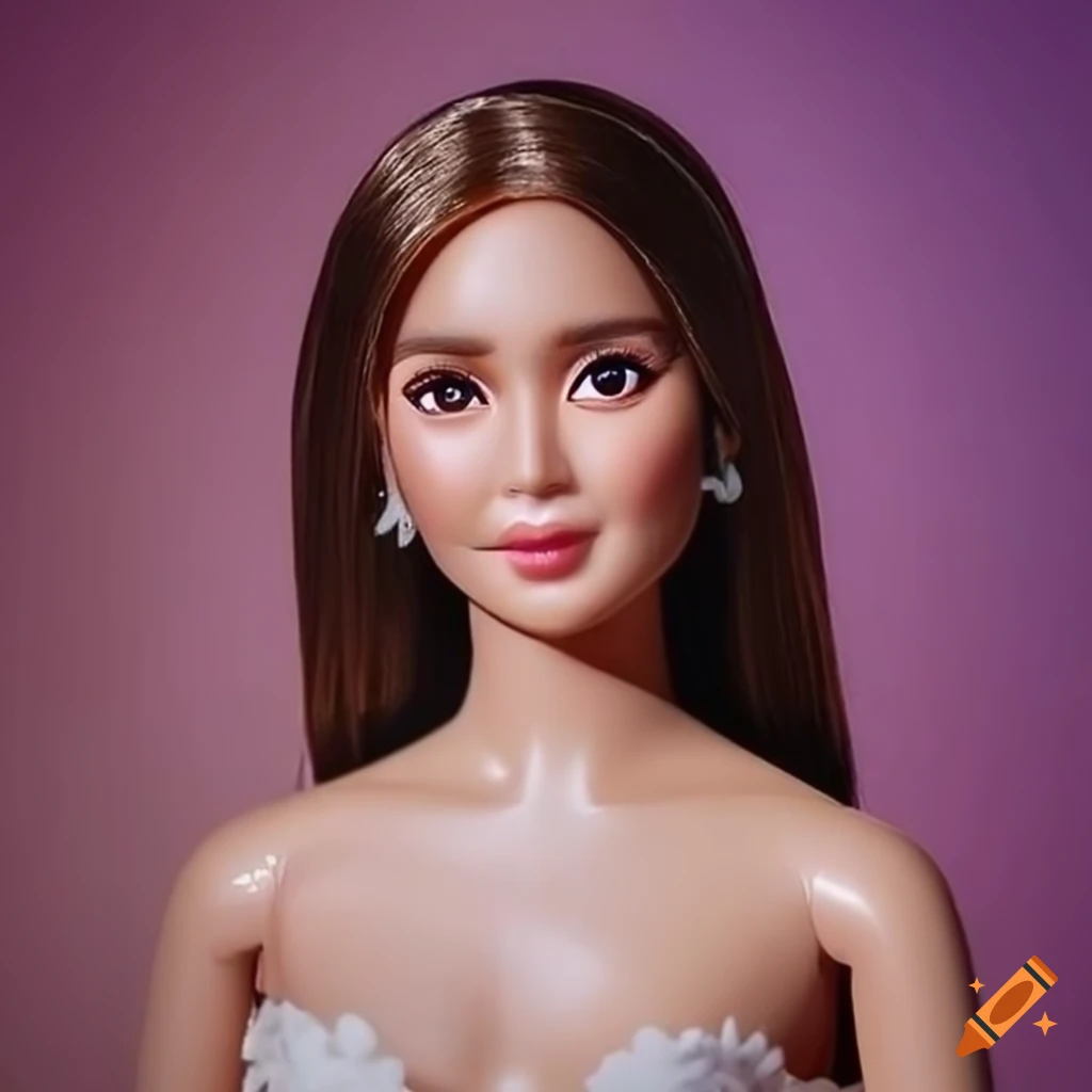 A stunning portrait of Kathryn Bernardo as a graceful Barbie doll on ...
